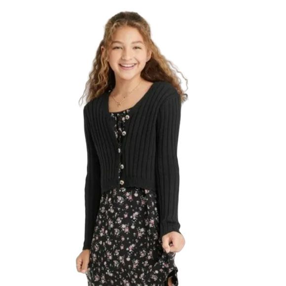 art class | Shirts & Tops | Girls Cropped Cardigan Sweater Art Class ...
